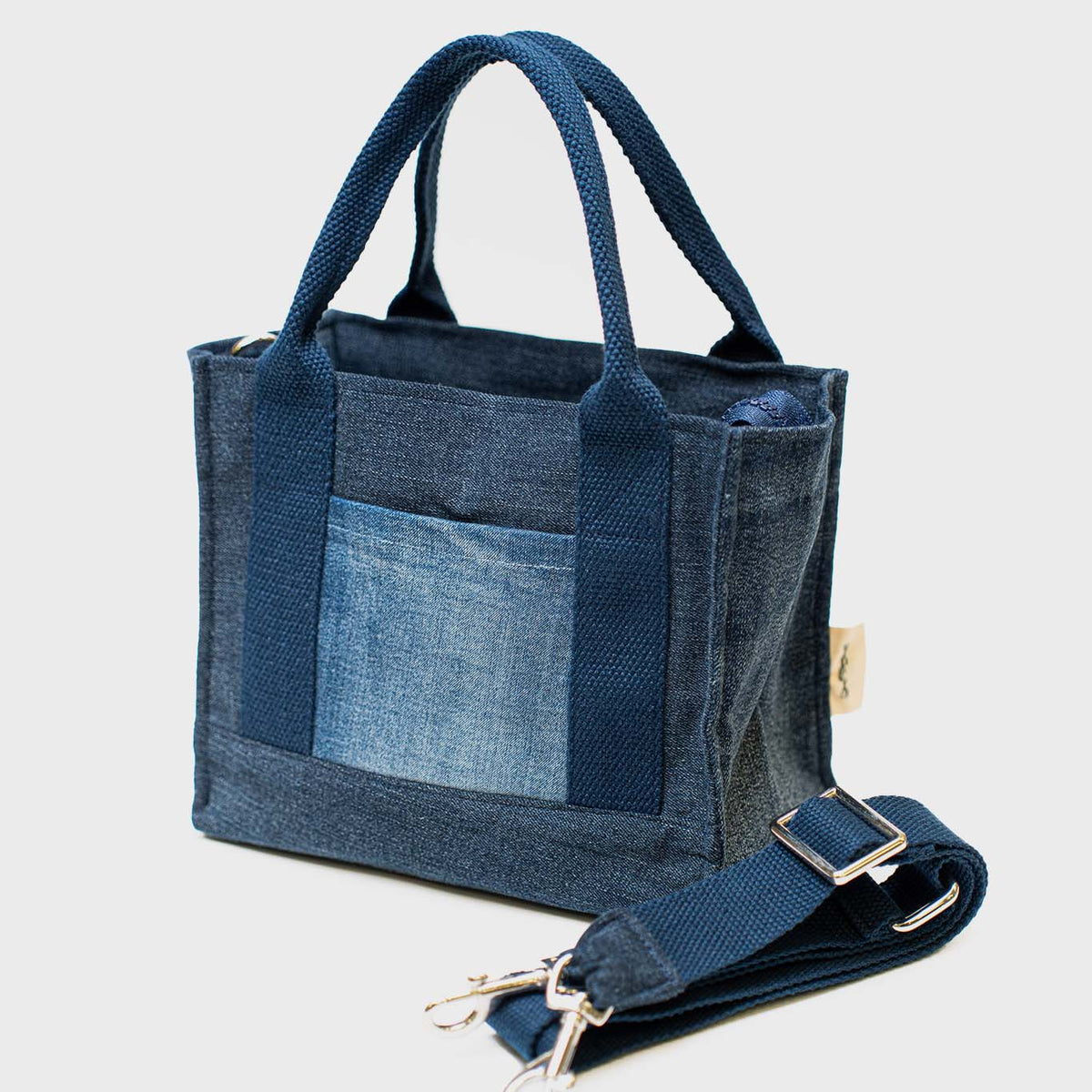 Mini Boxy Tote (Denim 8) – Re-store