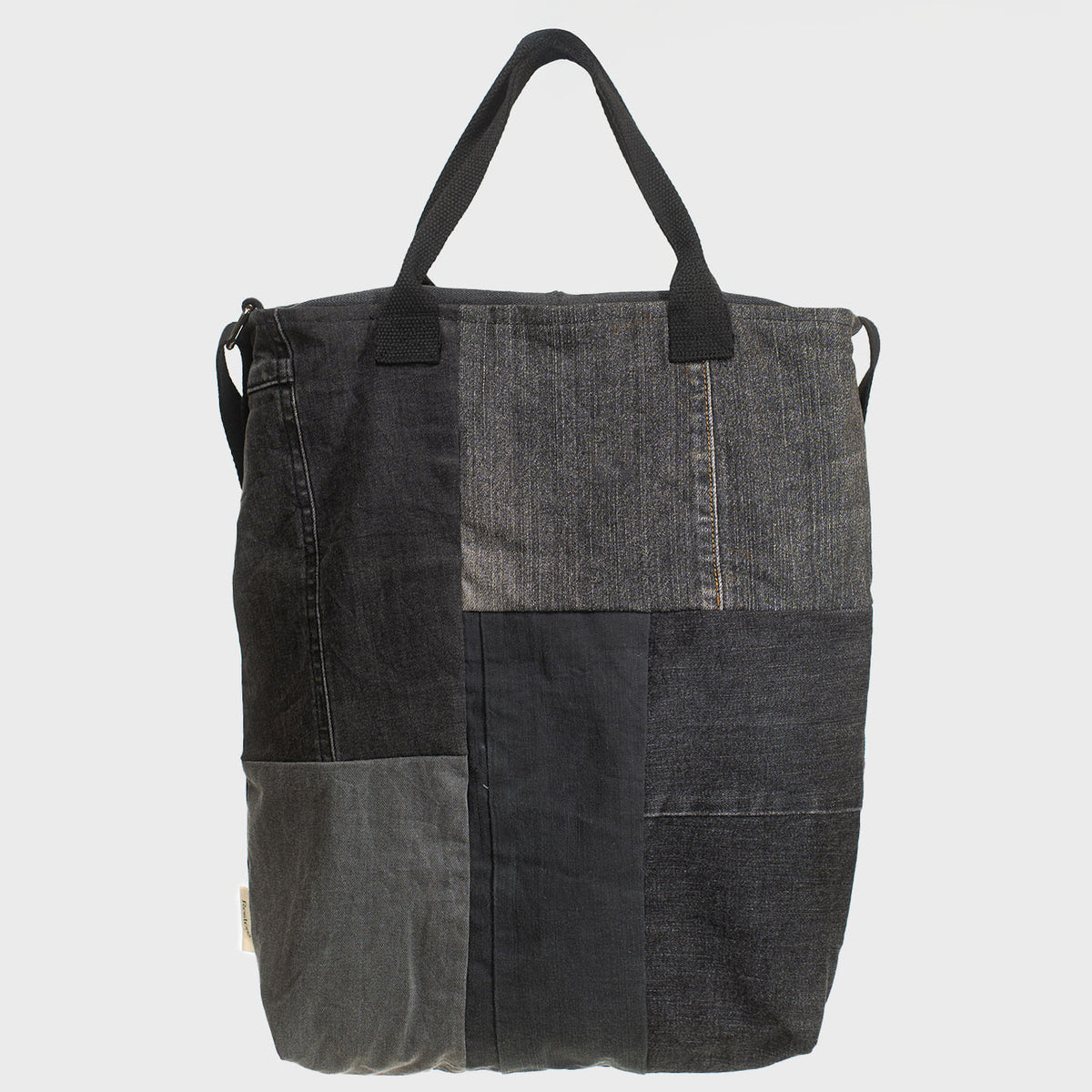 Everyday Patched Tote (Black Denim) #6 – Re-store